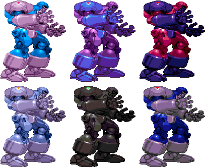 Mvc2-sentinel - Marvel Vs Capcom Sentinel Colors (422x346), Png Download