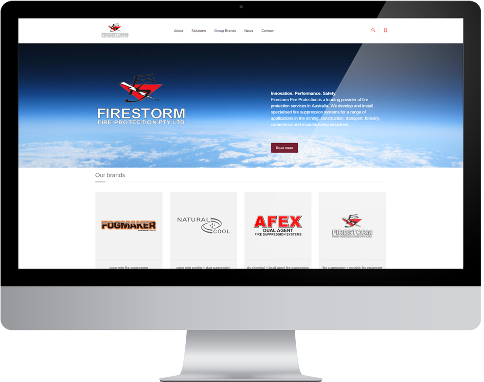 Firestorm Fire Protection Website (1000x798), Png Download
