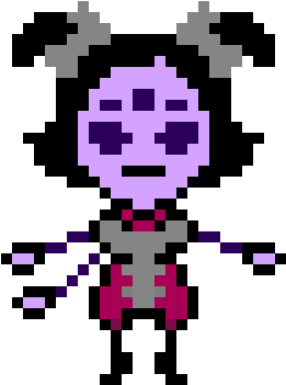 Forgotentale Muffet - Sprite Muffet (620x750), Png Download