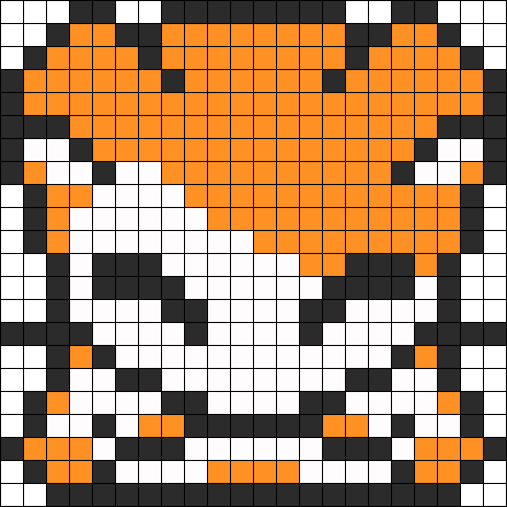 Hamtaro Perler Bead Pattern / Bead Sprite - Bead (463x463), Png Download
