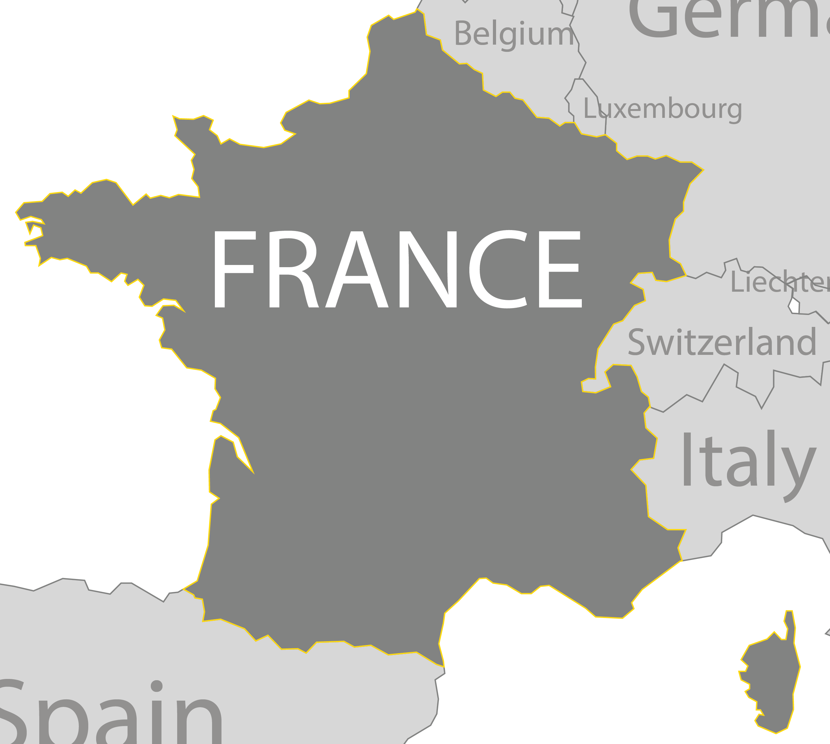 Download France Map - Capital City Of France Map | Transparent PNG ...