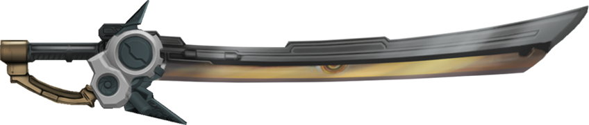 Basic Melee Weapons 0013 Scimitar (848x181), Png Download