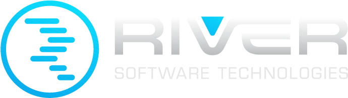 River Software - Electric Blue (800x258), Png Download