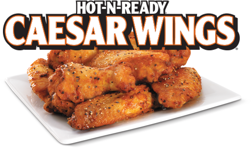 Caesar Wings - Caesar Wings Little Caesars (600x340), Png Download
