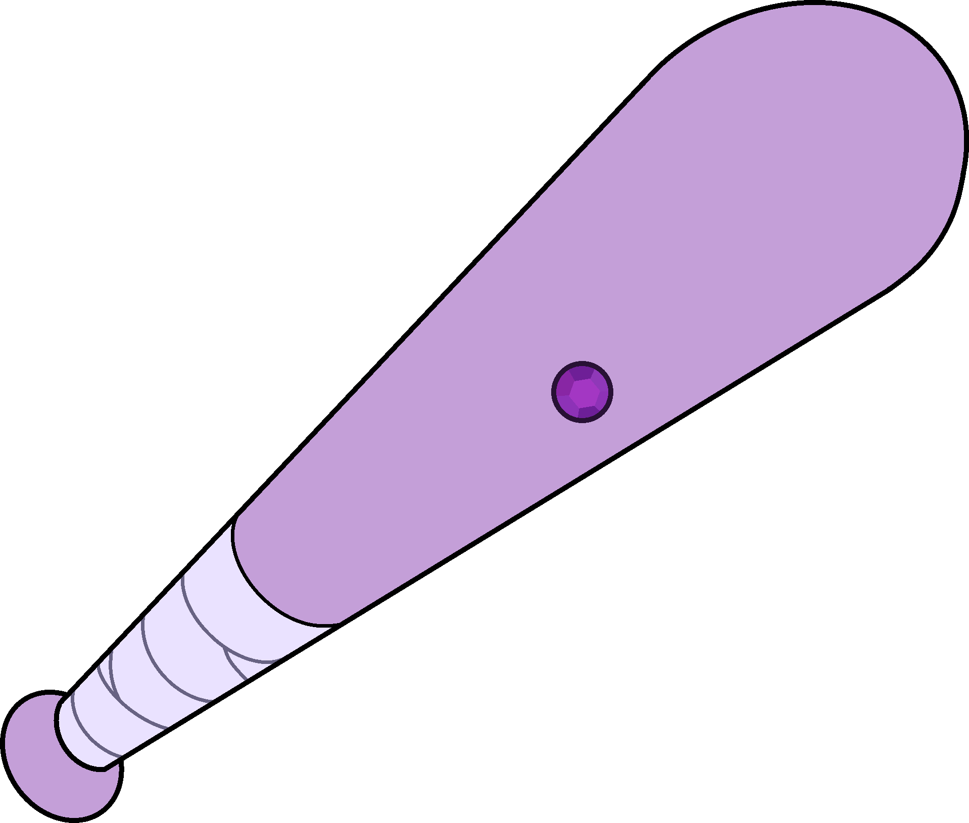 Baseballbat - Steven Universe Baseball Bat (1918x1630), Png Download