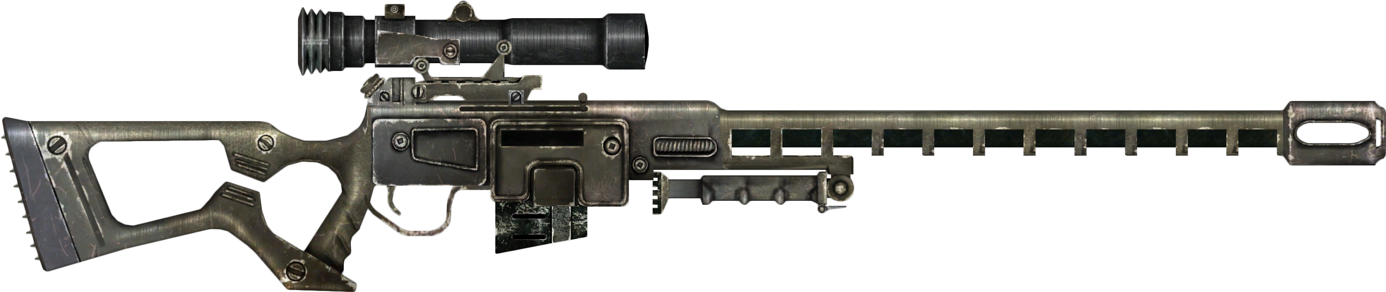Sniper Rifle - Fallout 3 Sniper Rifle (2000x508), Png Download