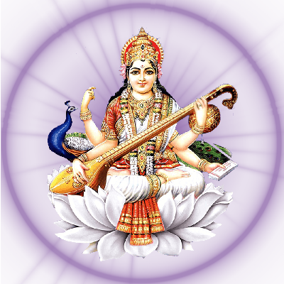 Saraswati Maa (400x400), Png Download