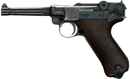 Standard - P08 Pistol Battlefield 1 (1024x256), Png Download