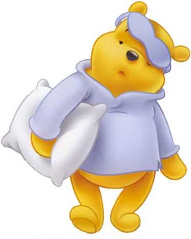 Winnie The Pooh Clipart Sleepy - Sleepy Winnie The Pooh (385x473), Png ...
