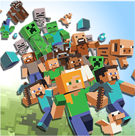 Download 1-minecraft 360 - Minecraft Papercraft 48-piece Minecart Set ...