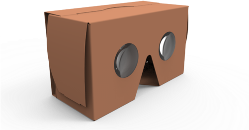 Google Cardboard - Box (500x333), Png Download