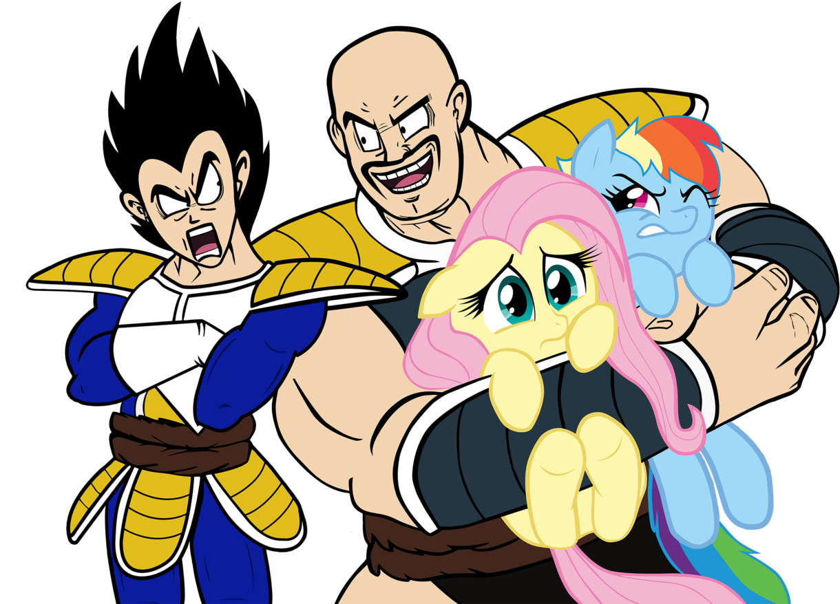 Download Vito, Crossover, Dragon Ball, Fluttershy, Nappa, Rainbow ...
