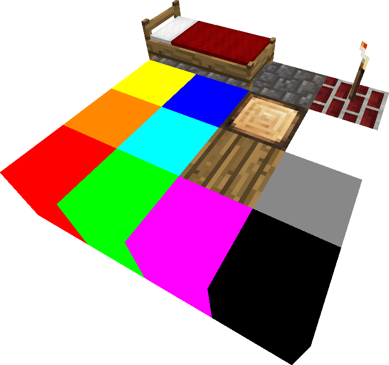 [mod] Green Screen - Red Orange Yellow Green Cyan Blue Purple (765x717 ...