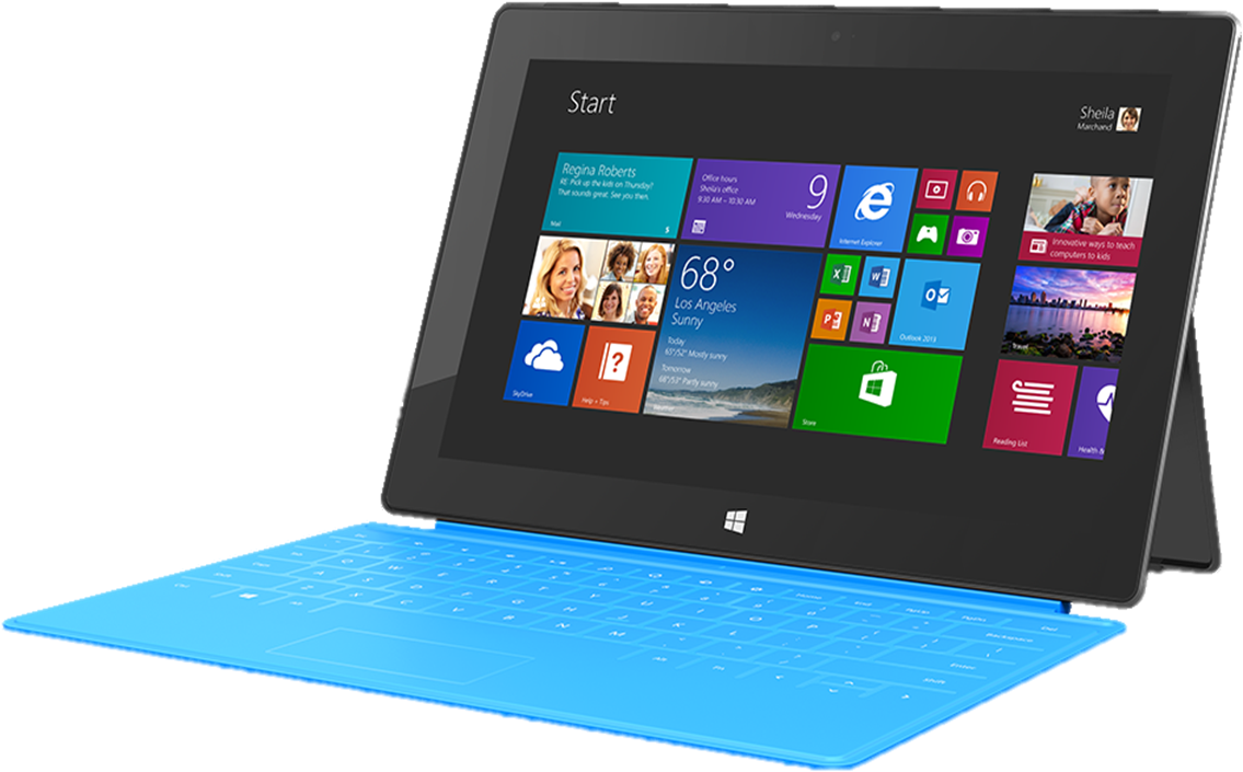 Download Microsoft Surface Windows Rt | Transparent PNG Download | SeekPNG