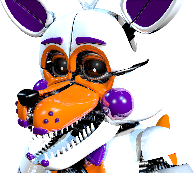 Modeli Edited Absentedtangent's Funtime Foxy Model - Scrap Trap Purple ...