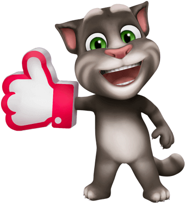 My Talking Tom Messages Sticker-0 - My Talking Tom Png (408x408), Png ...