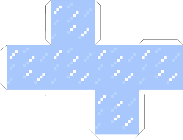 A New Generation Of Papercraft - Paper Minecraft Ice Block (590x450 ...