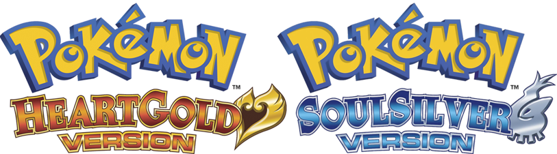 Heart Gold/soul Silver Logos - Pokemon Heart Gold Soul Silver Logo ...