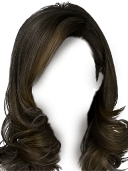 Peluca Png De Mujer - Fotomontajes De Pelucas Para (427x698), Png Download