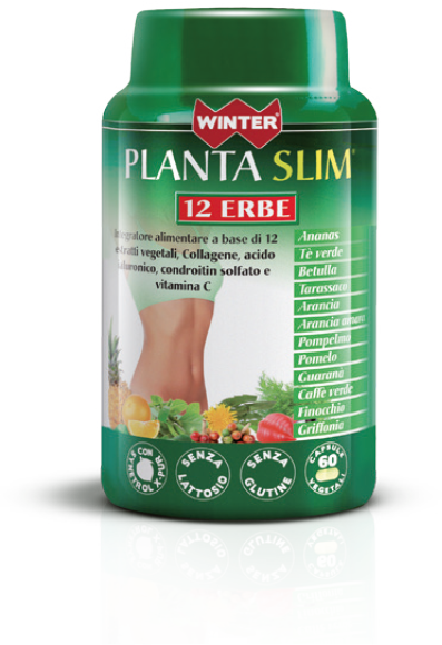 Planta Slim 12 Erbe (60cps) (397x580), Png Download