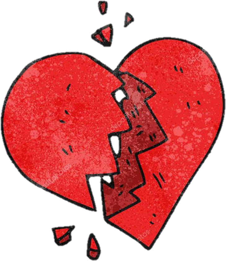Corazon Roto Png (1024x1024), Png Download