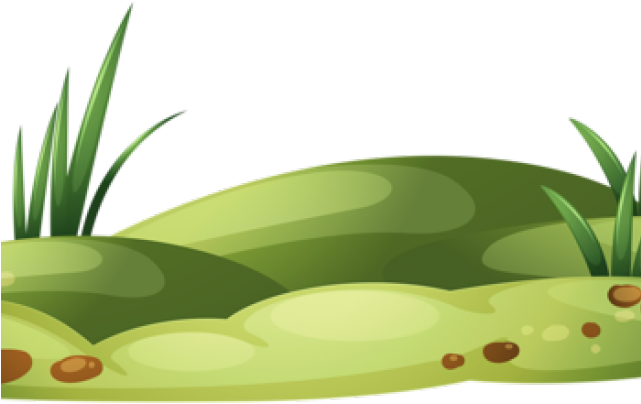 Lawn Clipart Grass Patch - Clip Art (640x480), Png Download