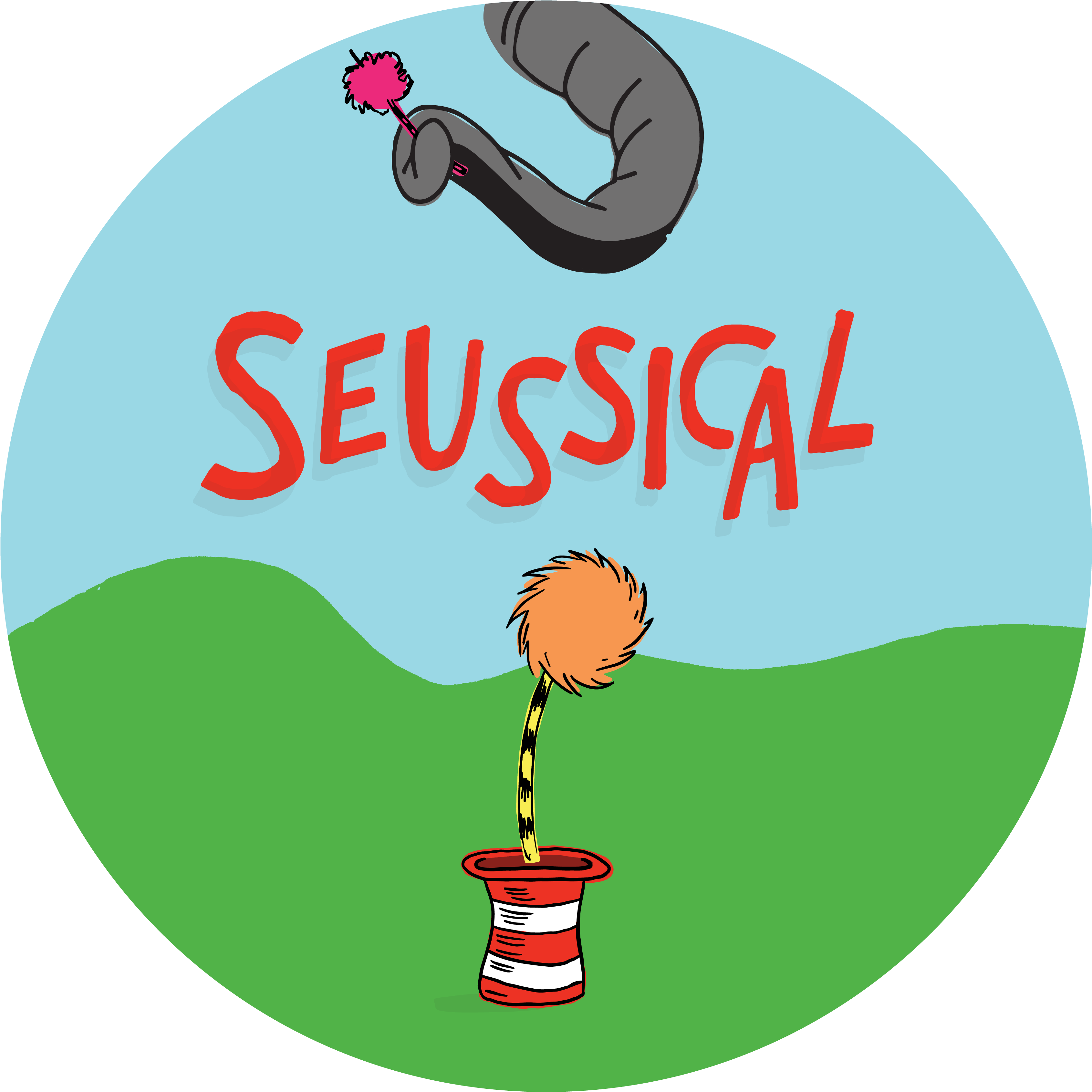 Seussical Presented By C&j Bus Lines - Seussical (3396x3405), Png Download