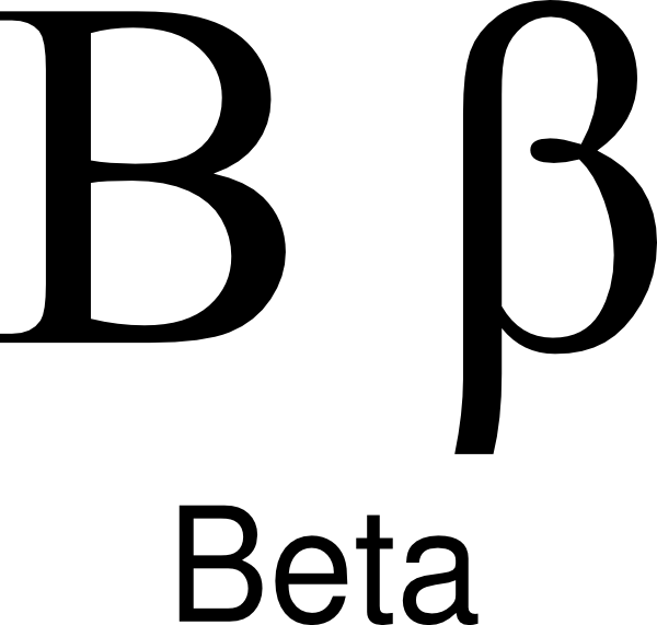 Greek Alphabet Vector - Beta Greek Letter (600x571), Png Download