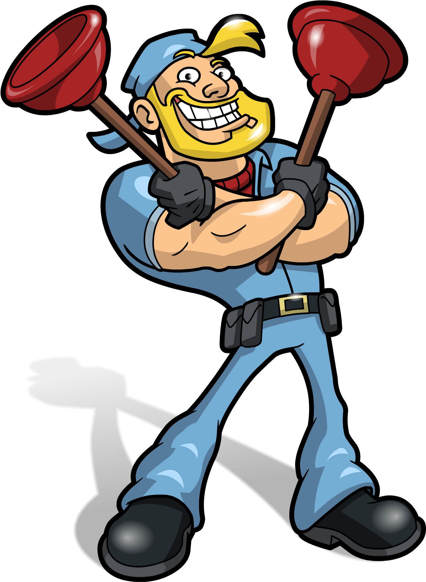 Plumber - Plumbing Character (1920x1920), Png Download