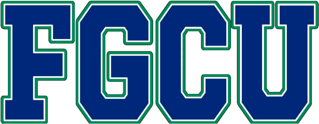 Florida Gulf Coast Colors (1099x435), Png Download