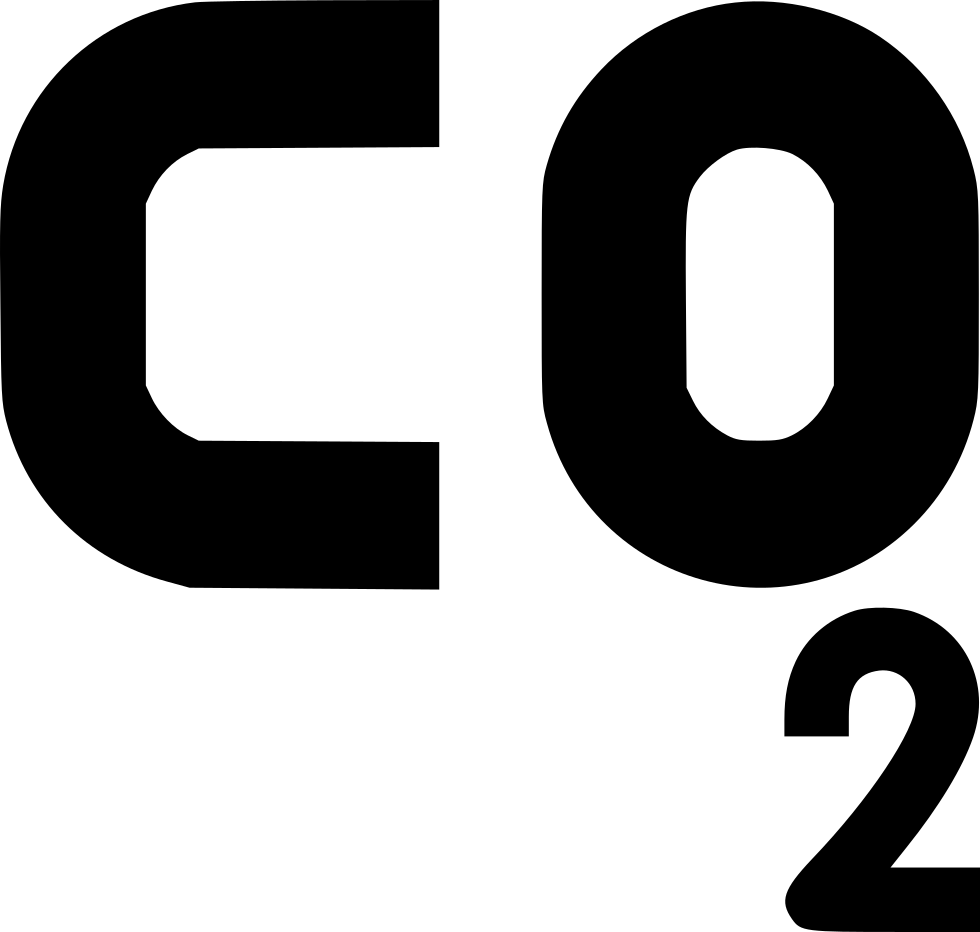 Carbon Dioxide - - Icon (980x932), Png Download
