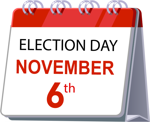 Election Day 2018 General - My Birthday Is November 19 (628x522), Png ...