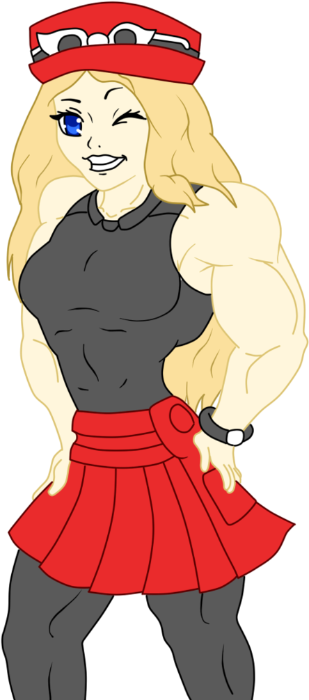 Serena Muscular By Mrgaboshiny On Deviantart Clip Art - Pokemon Serena ...