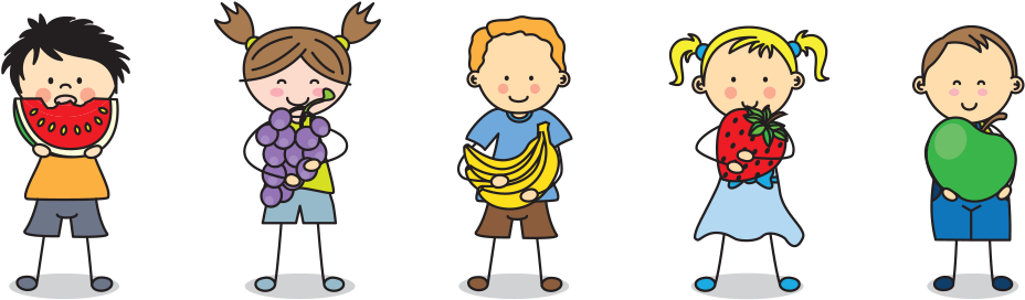 Download Kids Eating Fruits Clipart | Transparent PNG Download | SeekPNG