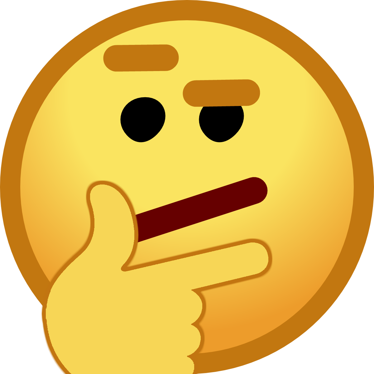 Download Thinking - Emote | Transparent PNG Download | SeekPNG