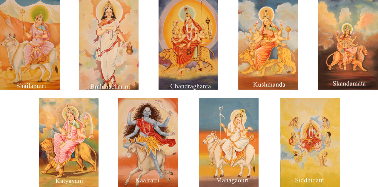 Download Nine Dimensions Of Maa Durga - Navadurga - The Nine Forms Of ...
