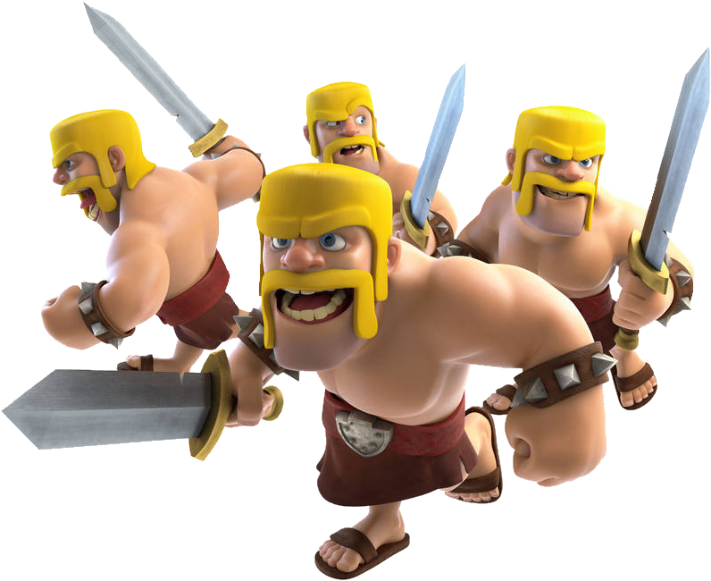 Download Barbarians Png - Clash Royale Barbarians Png | Transparent PNG ...