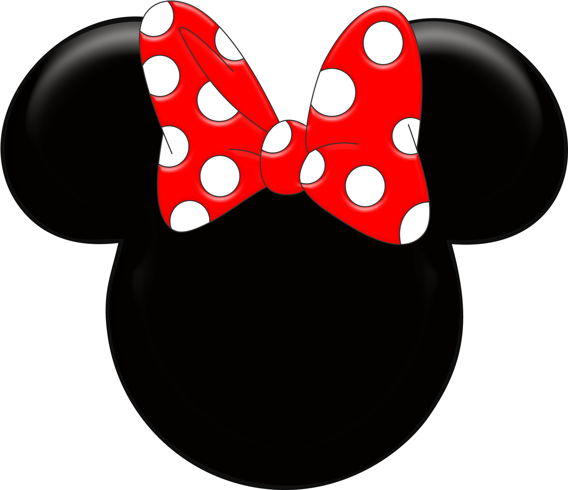 Red Minnie Mouse Wallpaper Kit Digital Minnie Mouse - Minnie Mouse Logo ...
