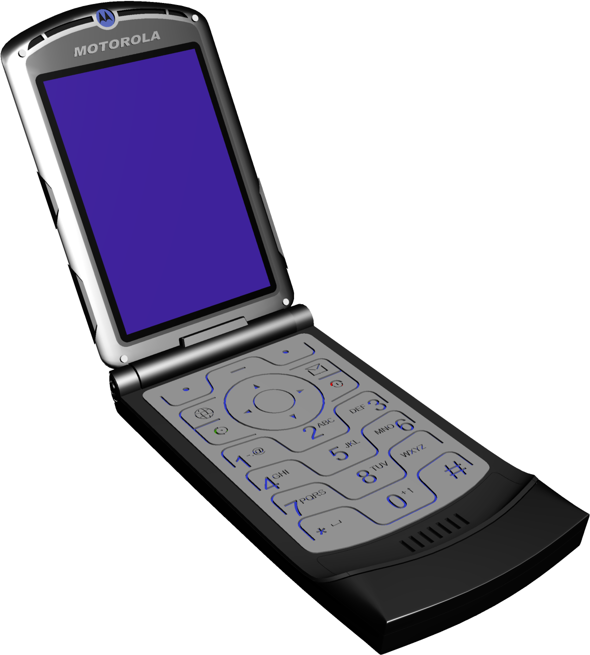 Motorola V3 Phone Png Clipart - Motorola Clipart (1210x1350), Png Download