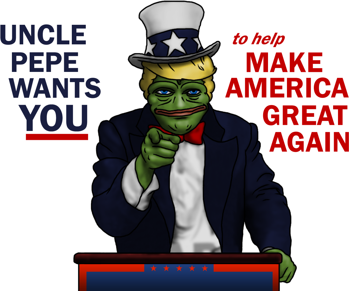 Uncle Pepe - Uncle Pepe Wants You (1200x1000), Png Download