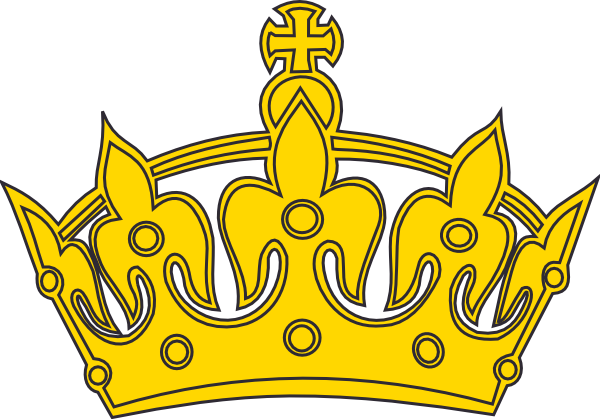 Keep Calm Crown Png - Keep Calm Crown Gold (600x419), Png Download