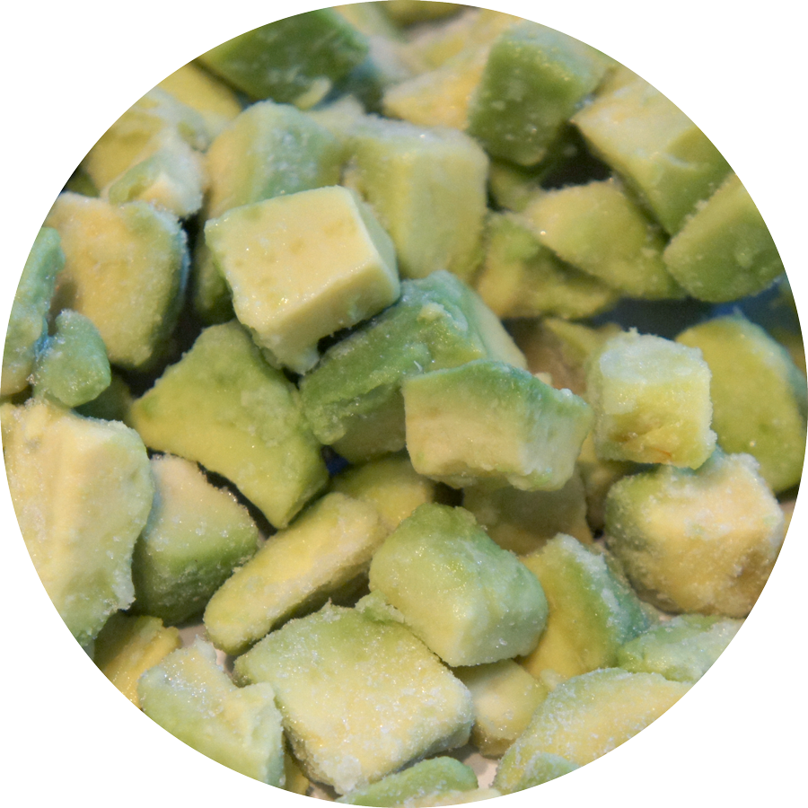 Avocado Cubes (900x900), Png Download