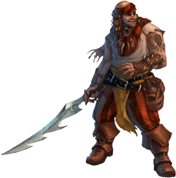 Transparent Pirate Pathfinder - Pathfinder Pirate (405x380), Png Download
