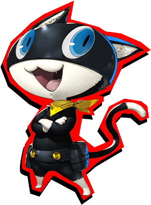 Source - Mona Persona 5 Morgana Cat (336x429), Png Download
