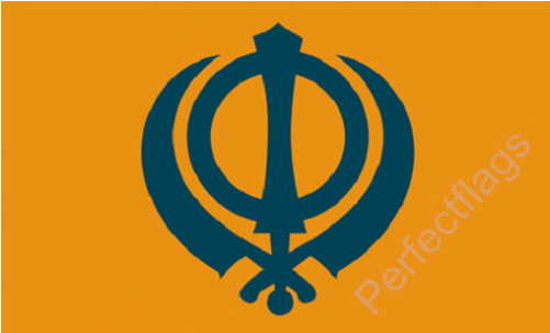 Sikh Flag - Sikhism Flag (500x500), Png Download