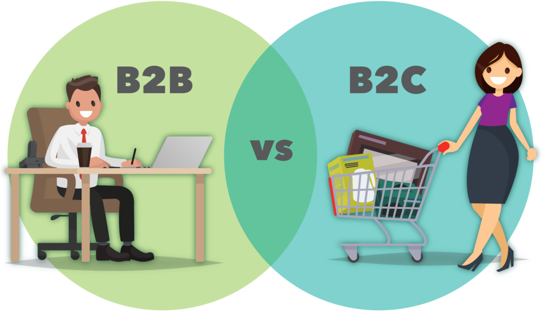 5 Key Differences Between B2b And B2c Marketing - B2b And B2c Cartoon ...