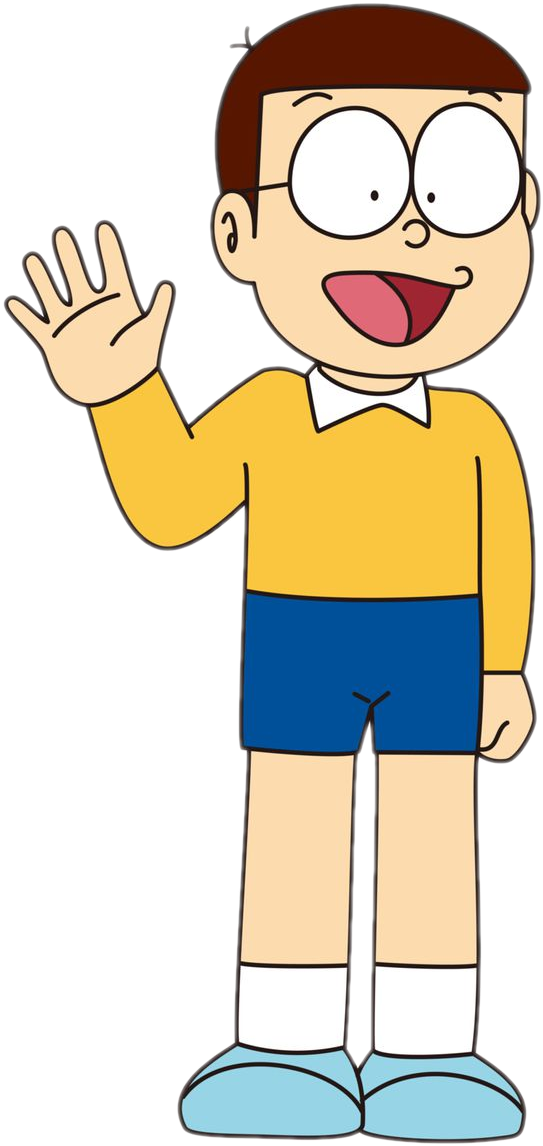 Doraemon Nobita - Doraemon And Nobita (580x1212), Png Download