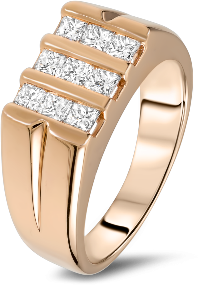 Mens Diamond Ring Png (1024x1024), Png Download