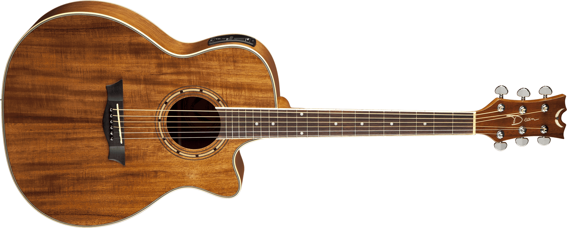 Wooden Guitar Png Image - Fender Ukulele Tenor (2000x863), Png Download