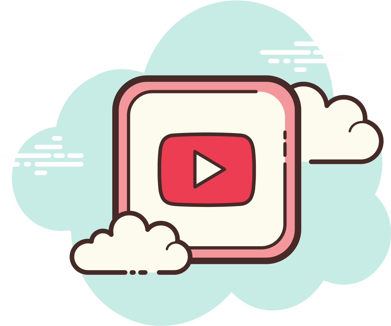 Download Play Button Icon - Icon Youtube Png | Transparent PNG Download ...